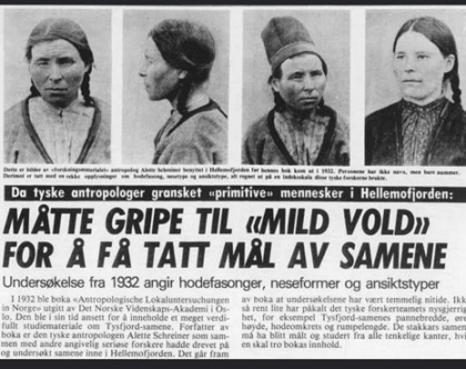 Rasebiologisk forskning under fornorskningsperioden - Samiske veivisere